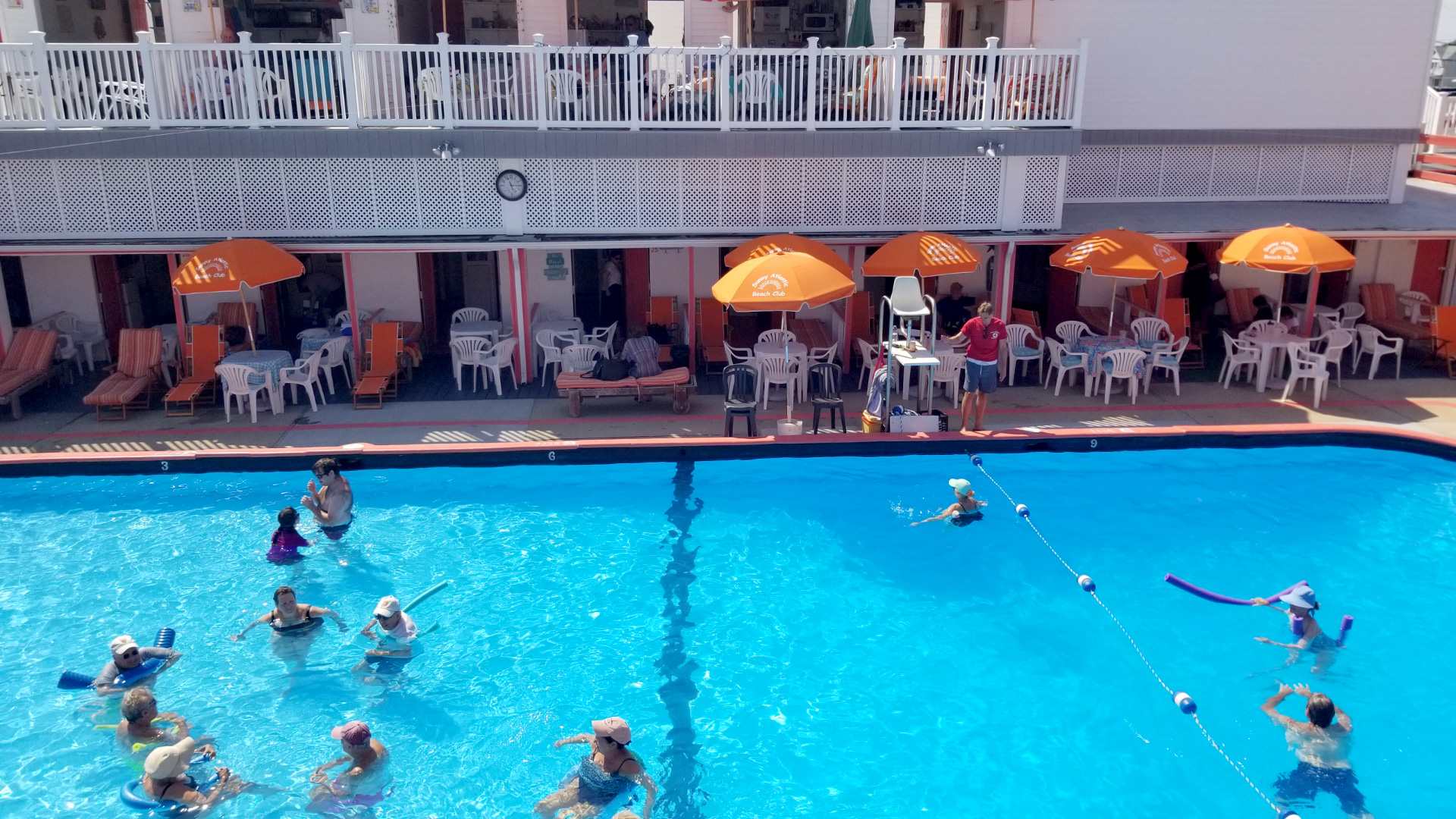 Upper Pool Cabanas | Sunny Atlantic Beach Club