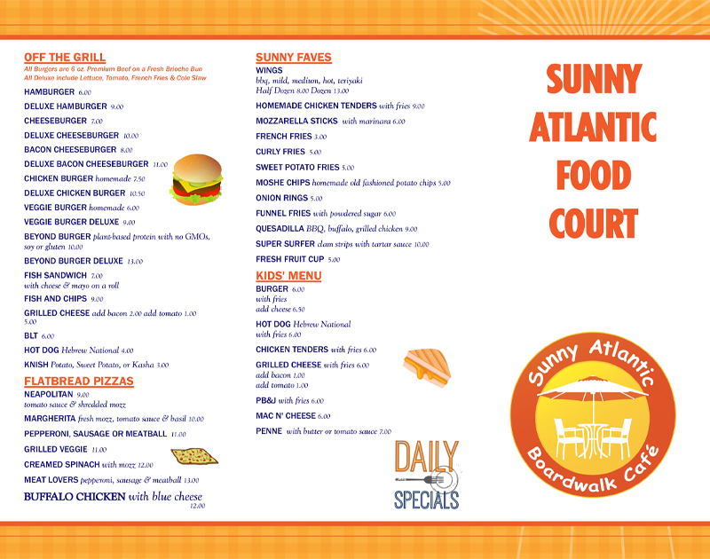 Food & Activities - Sunny Atlantic Beach Club